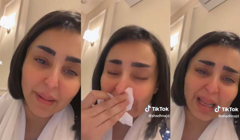 شاهد تيك توكر شهيرة تبكي بحرقة على وفاة ابنها دهساً وتكشف ما فعله السائق في موقع الحادث